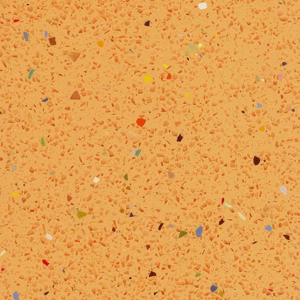 D0140-02 Light orange - sparse multicolour speckles – Durat