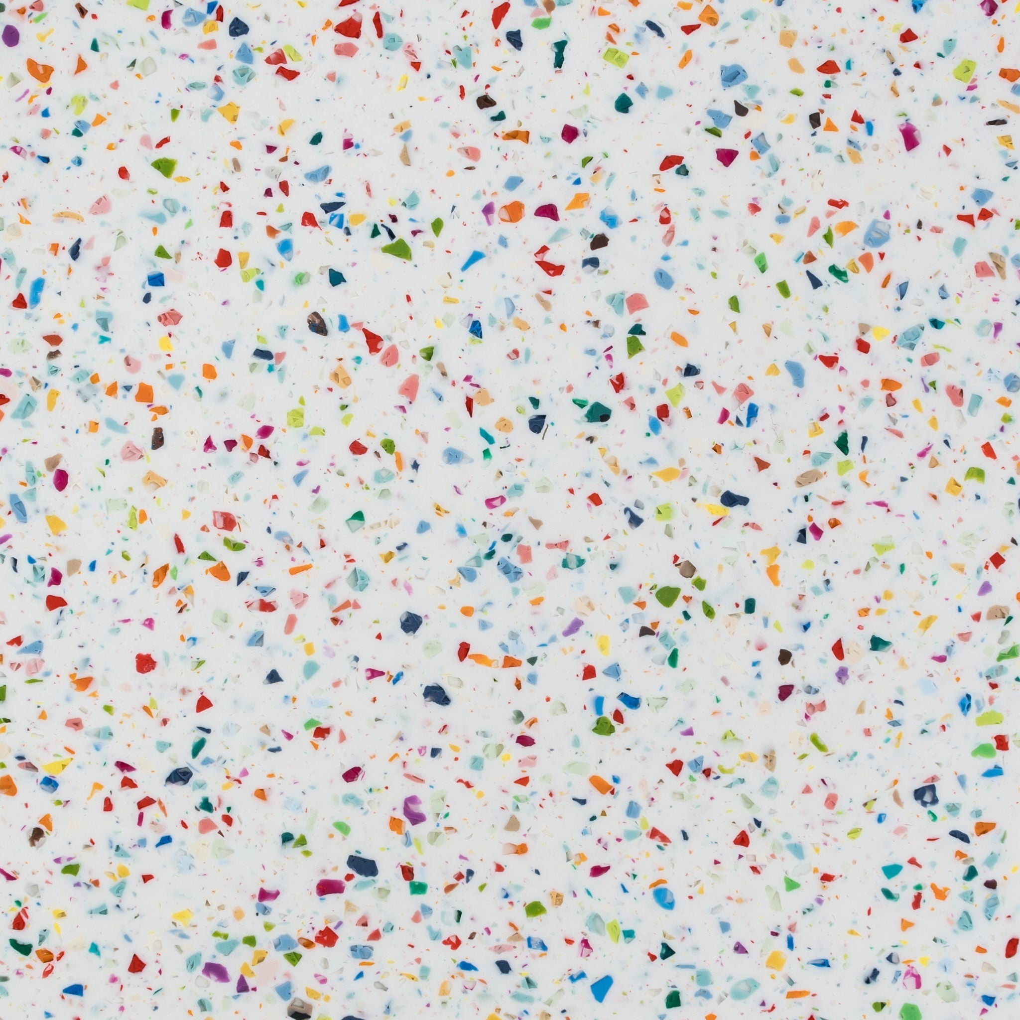 D0100-08 White - Murumuru, dense multicolour speckles – Durat