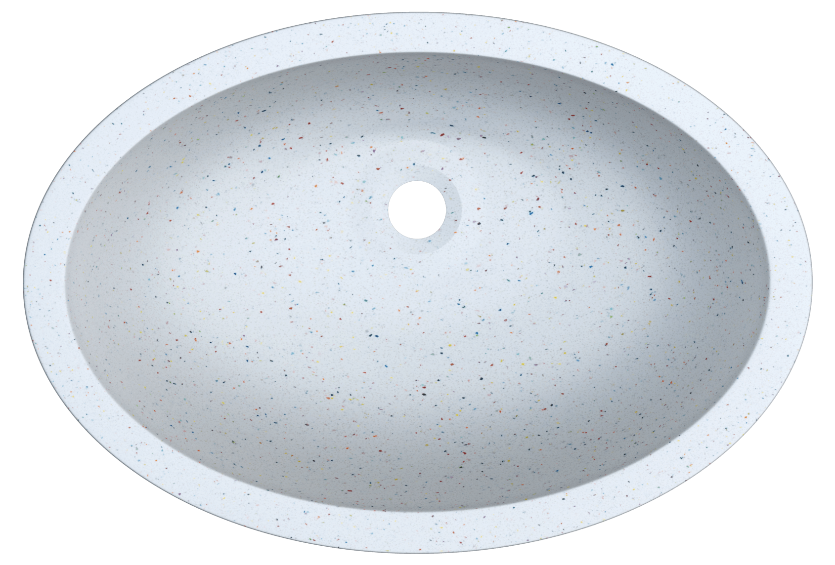 Integrated sink Oval I – Durat